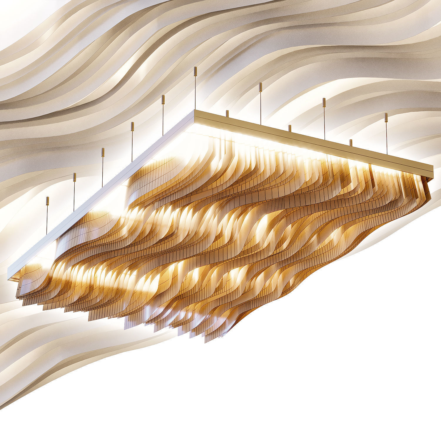 Paper Design Celing 3 3D model | CGTrader