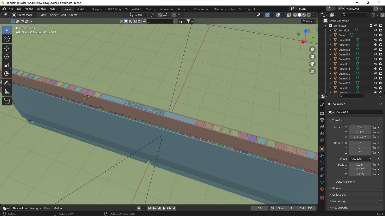 Corsair dominator RAM free 3D model | CGTrader