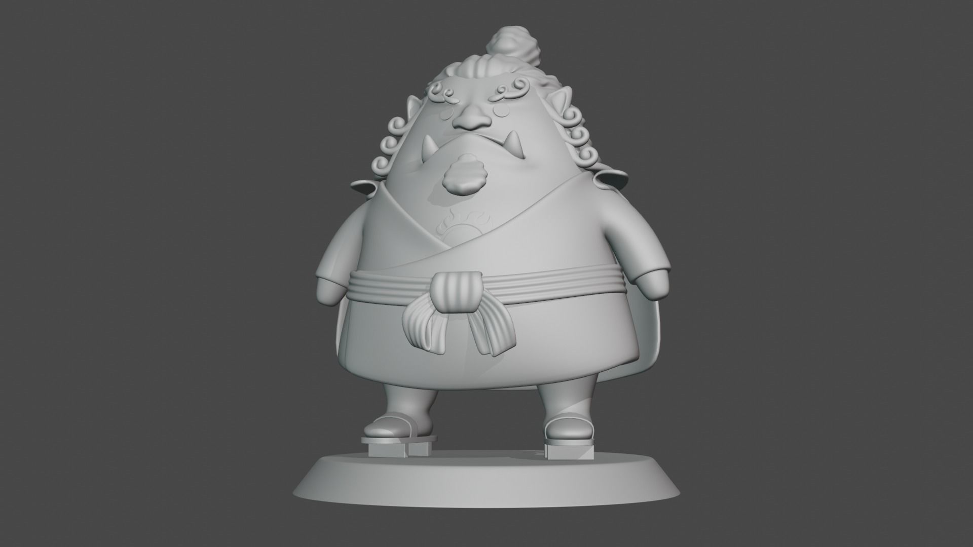 Jinbe Chibi - One Piece 3D model 3D printable | CGTrader