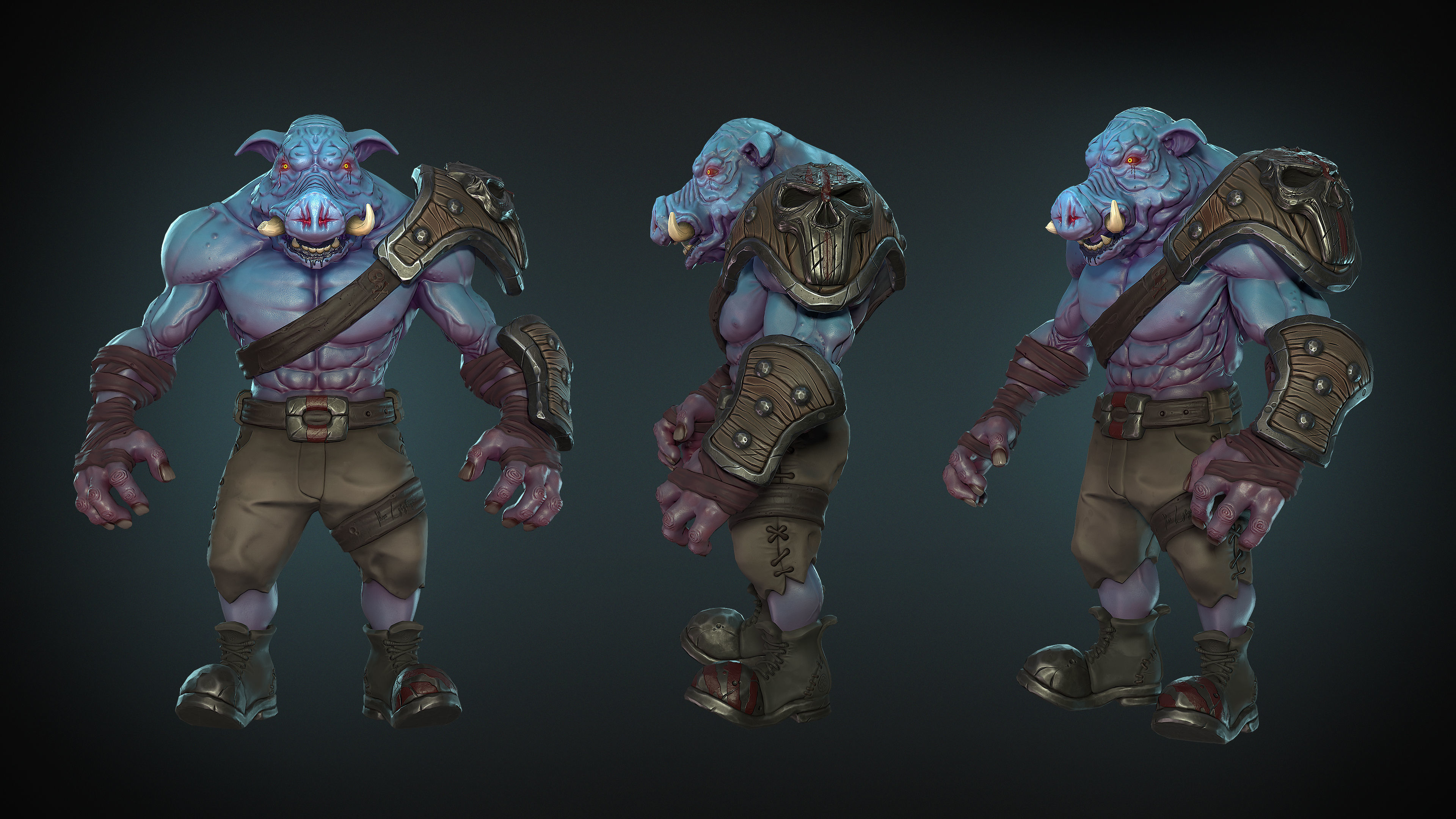 3D model 3d stylized character VR / AR / low-poly | CGTrader