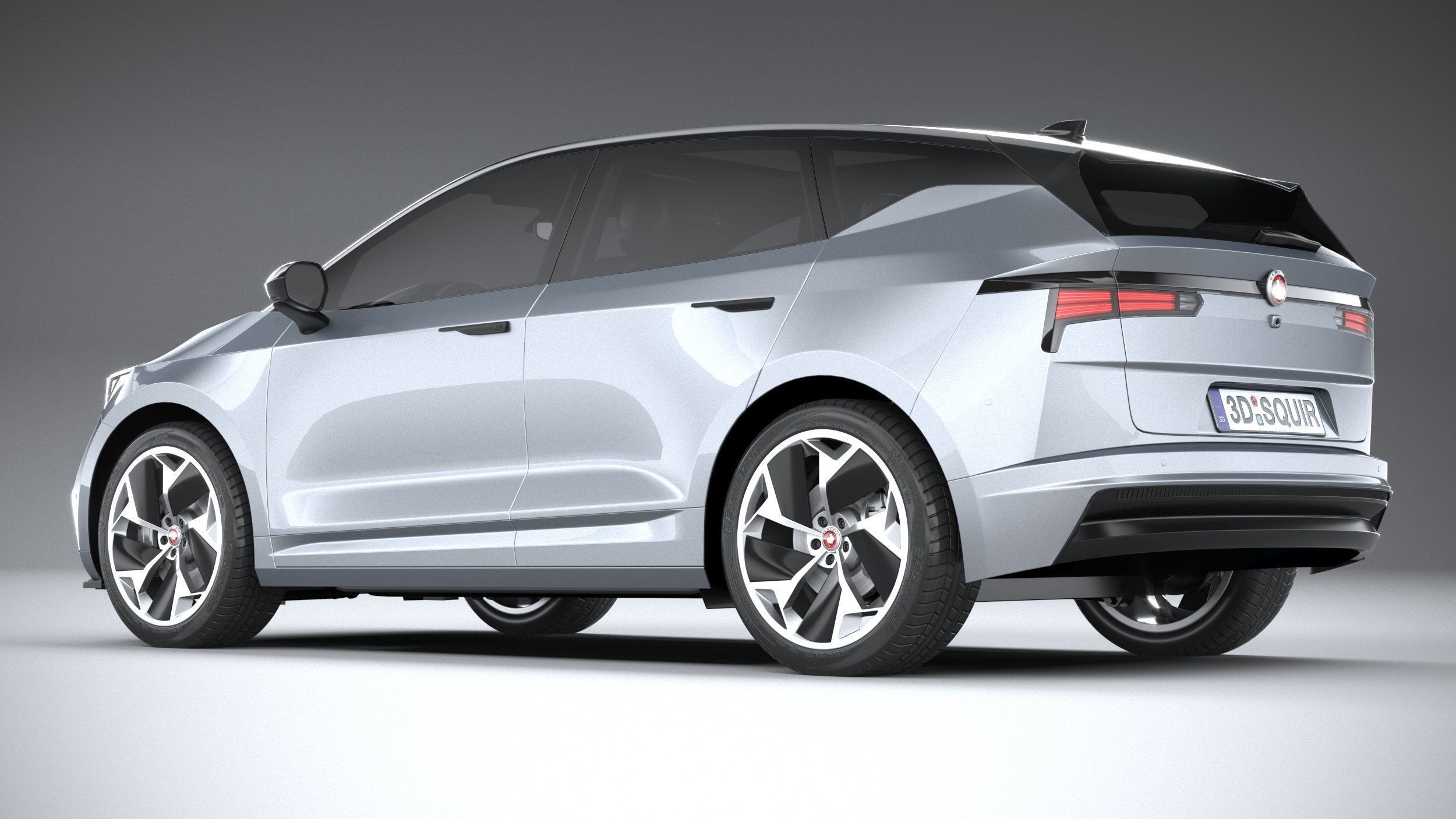 Generic SUV EV v2 2022 3D model | CGTrader