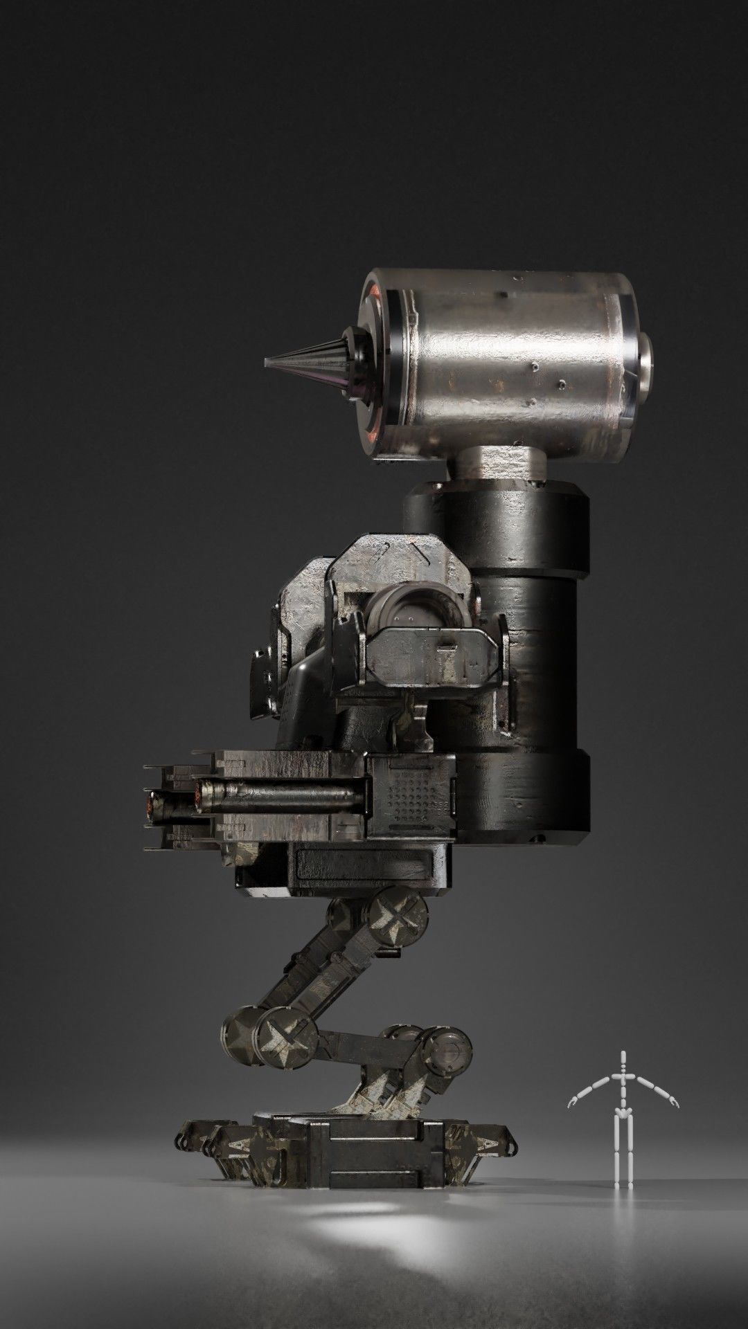 Battle Mech 3D model rigged | CGTrader