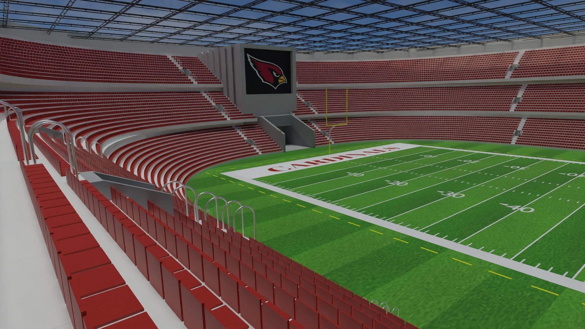 3D model Arizona Cardinals - State Farm Stadium VR / AR / low-poly ...