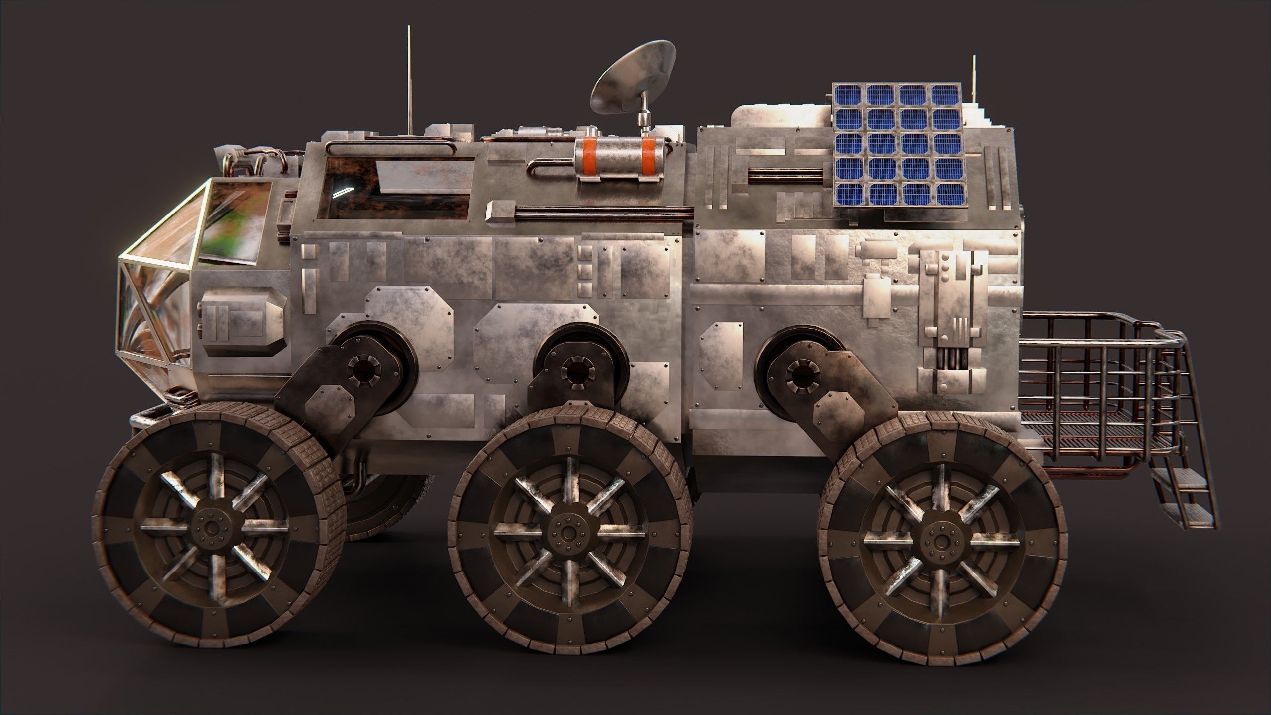 Mars Rover - Blender 3D model | CGTrader