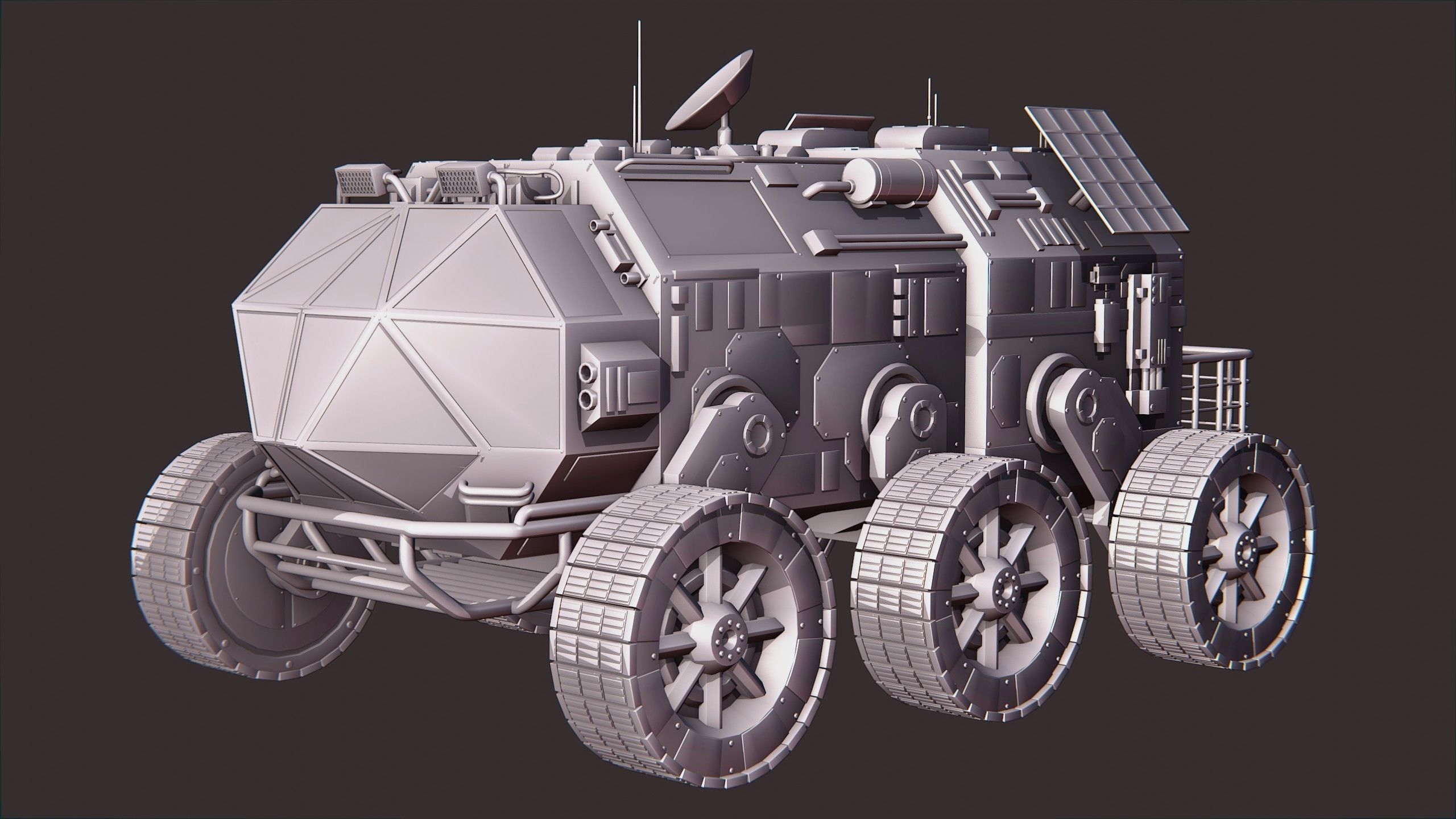 Mars Rover - Blender 3D model | CGTrader