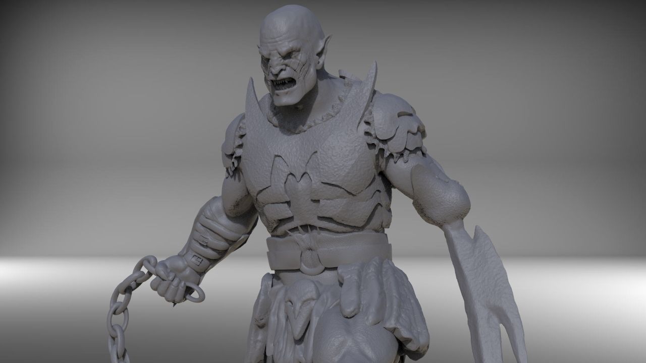 AZOG HOBBIT ORC 3D model 3D printable | CGTrader