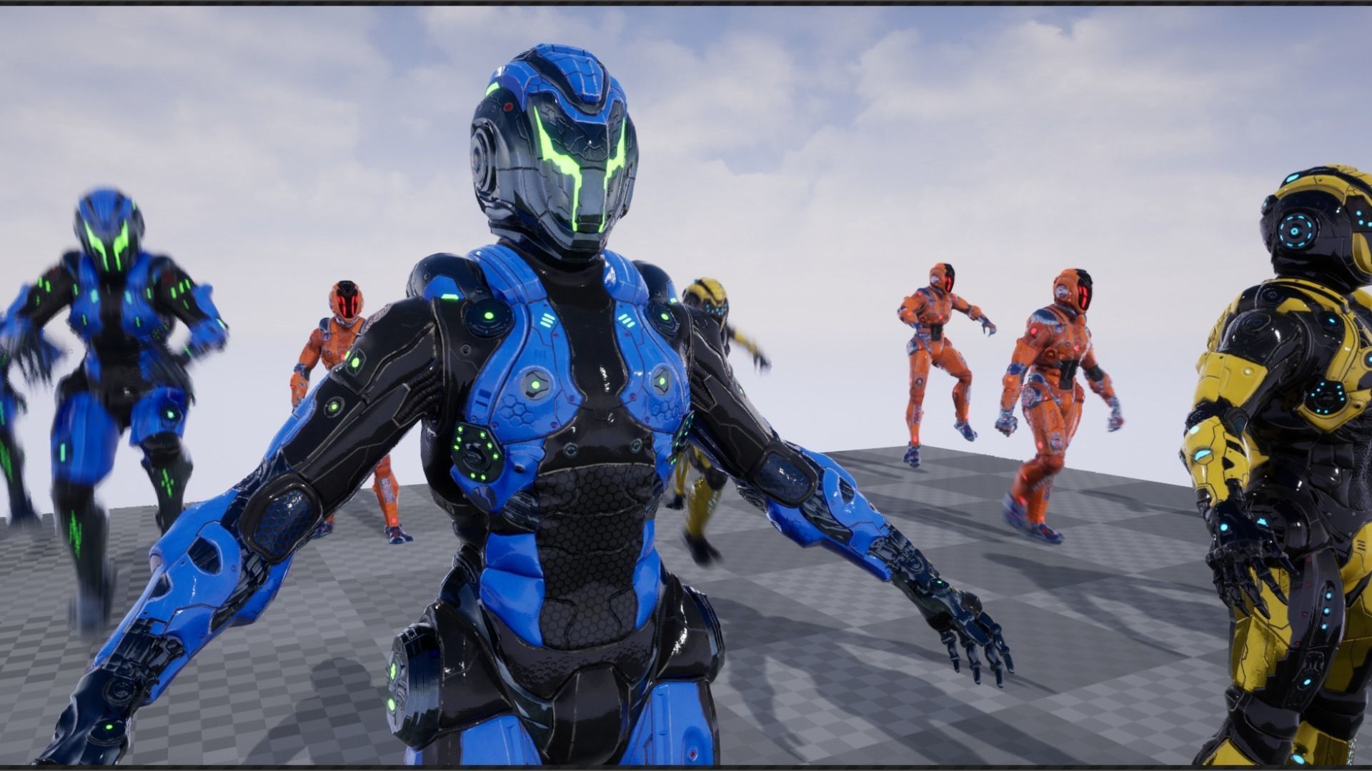 3D model Cyborg VR / AR / low-poly | CGTrader