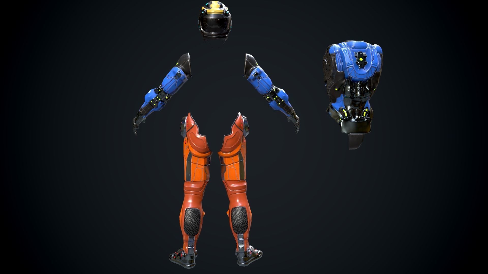 3D model Cyborg VR / AR / low-poly | CGTrader