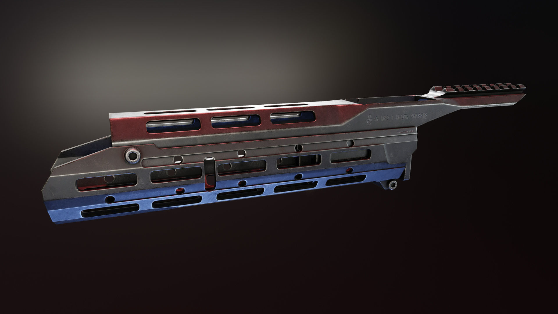 3D model SAG MK21 AK Chassis VR / AR / low-poly | CGTrader