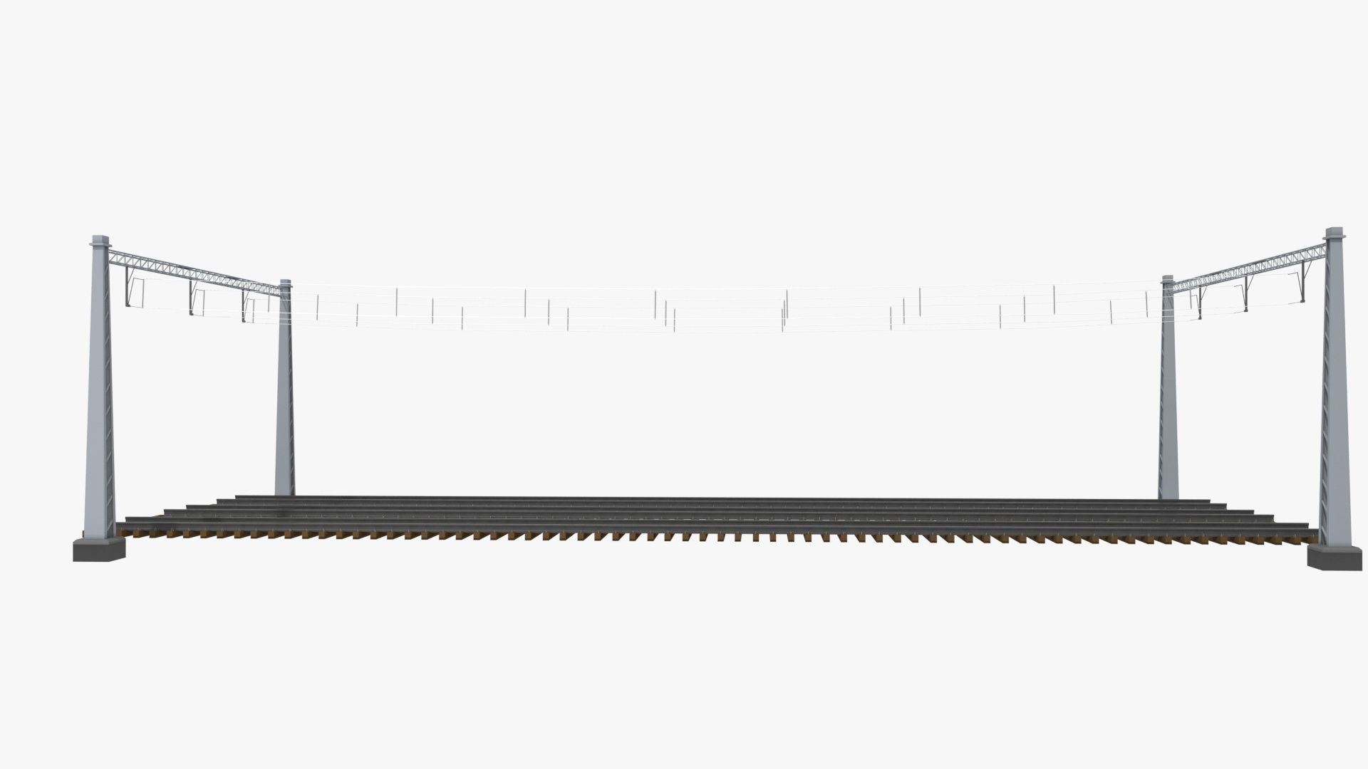 Railway High Traction Gate 3D model | CGTrader