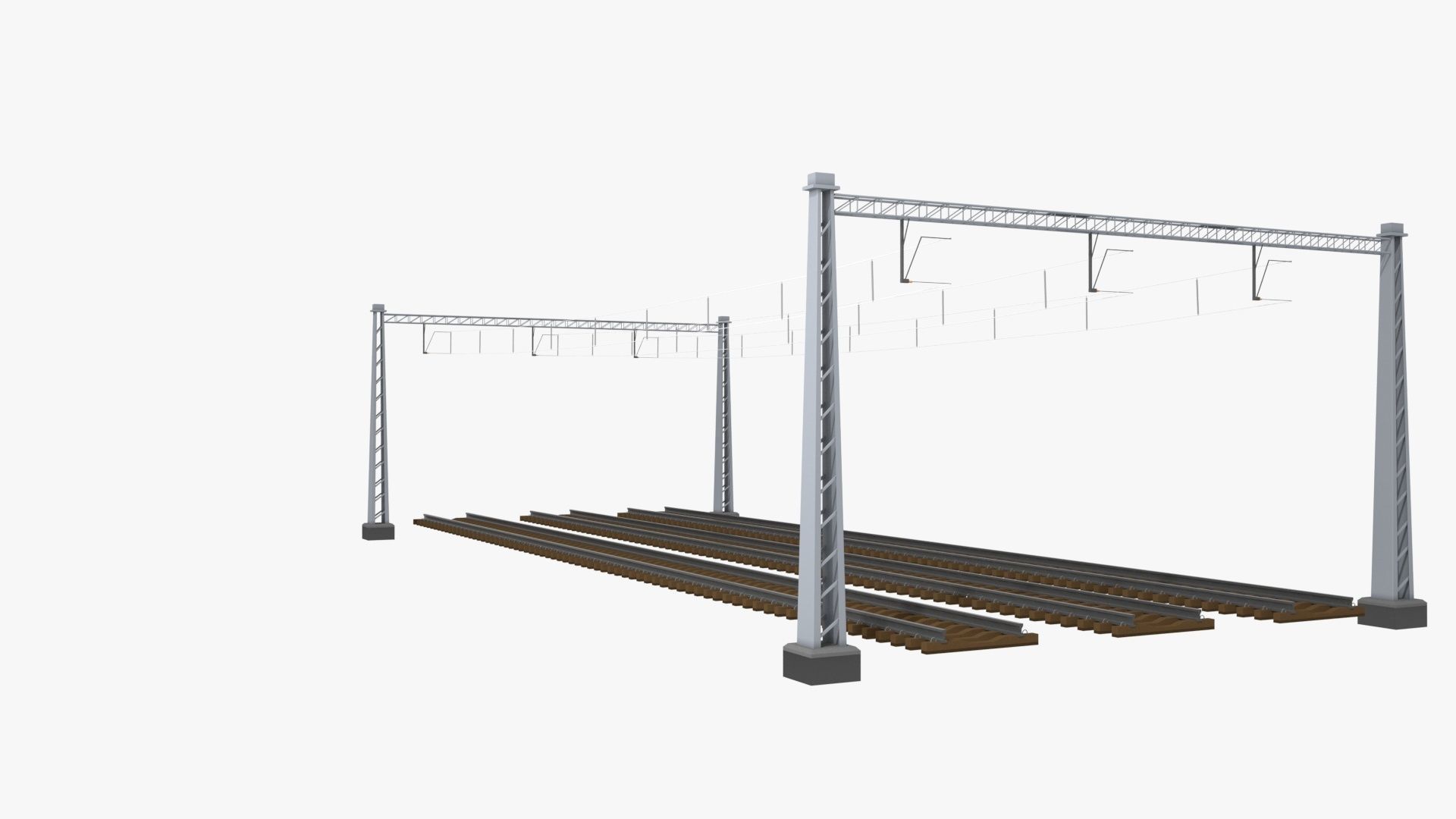 Railway High Traction Gate 3D model | CGTrader