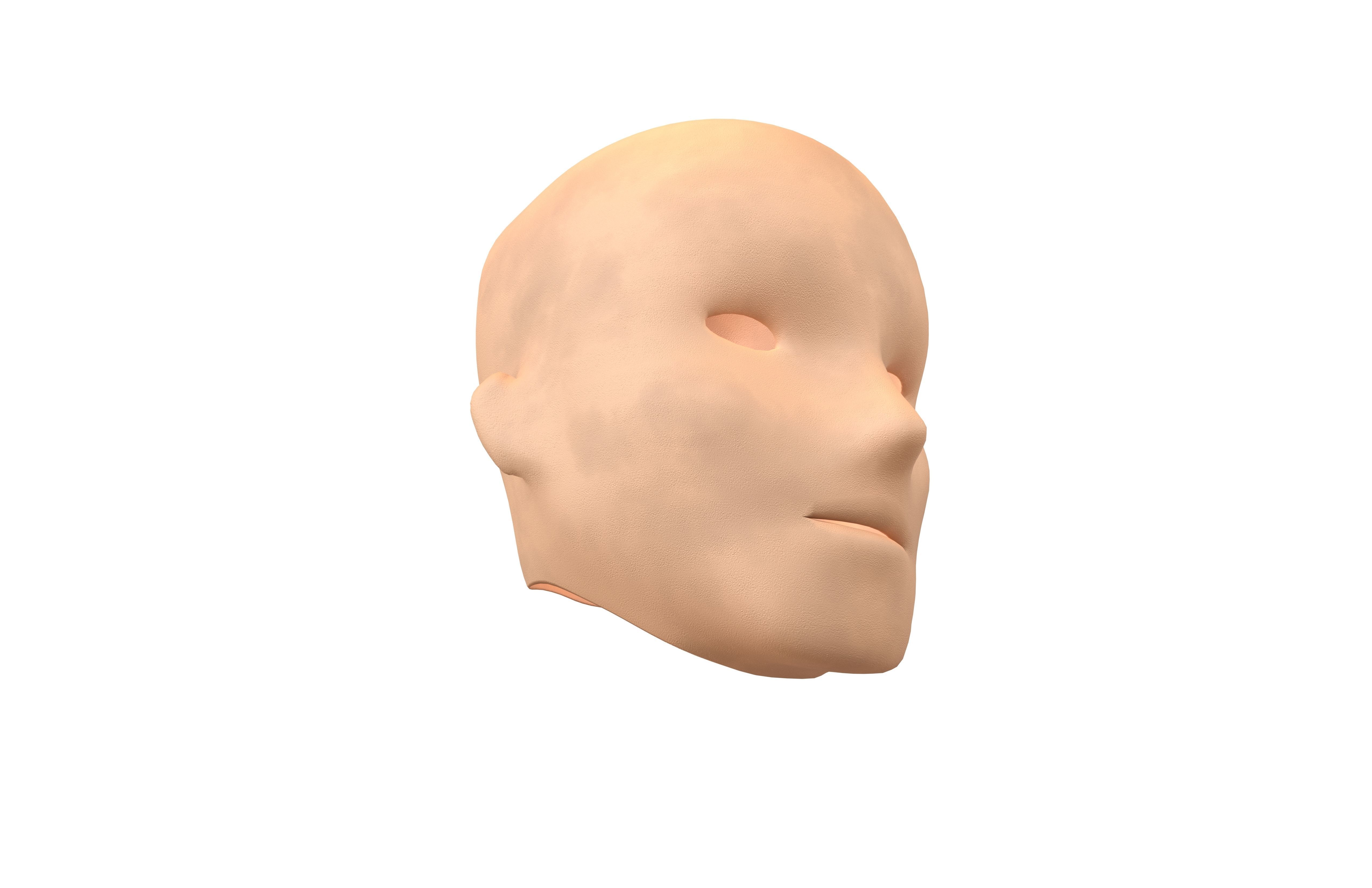 3D model Human Skin Mask v1 002 VR / AR / low-poly | CGTrader