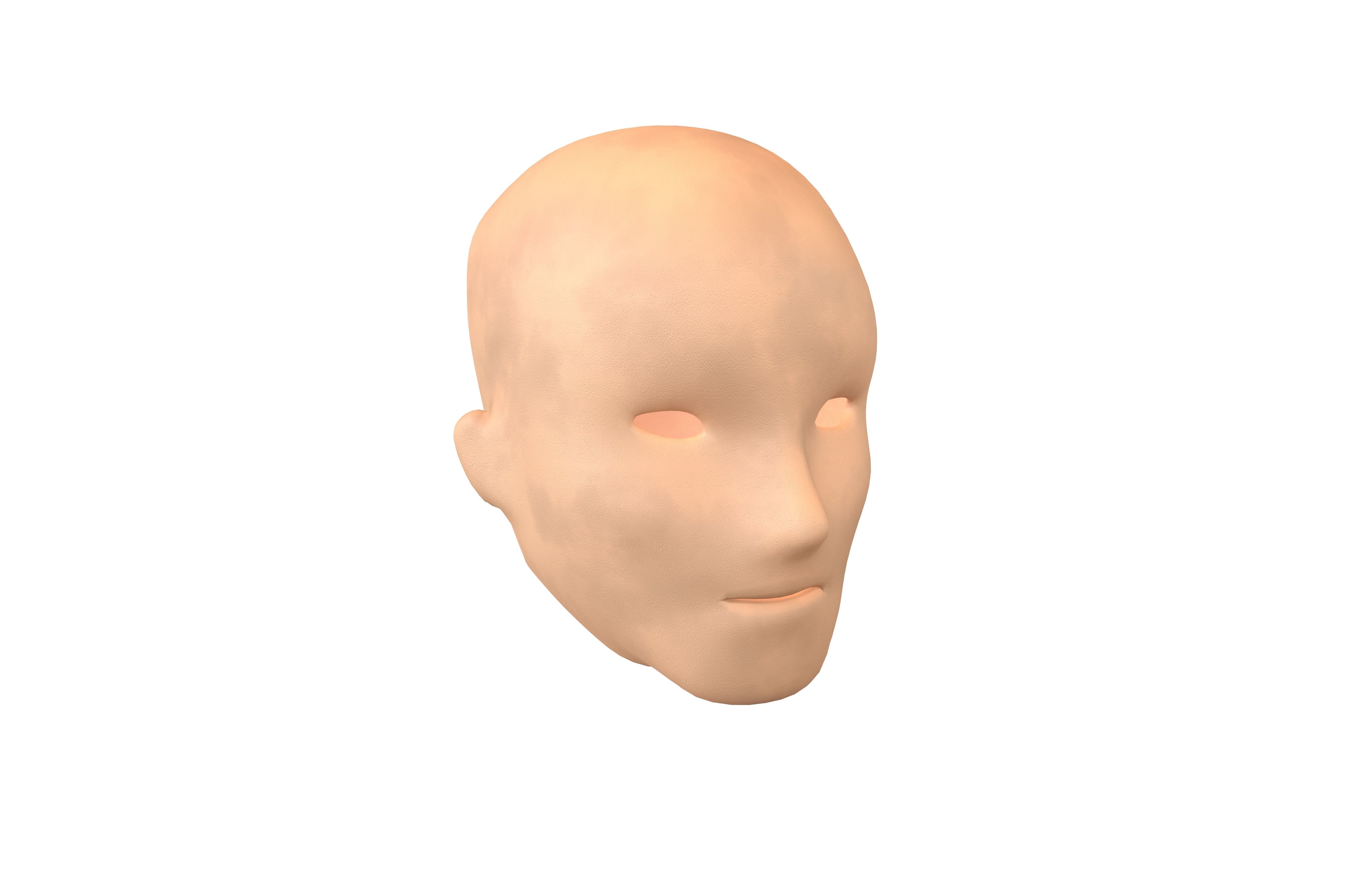 3D model Human Skin Mask v1 002 VR / AR / low-poly | CGTrader