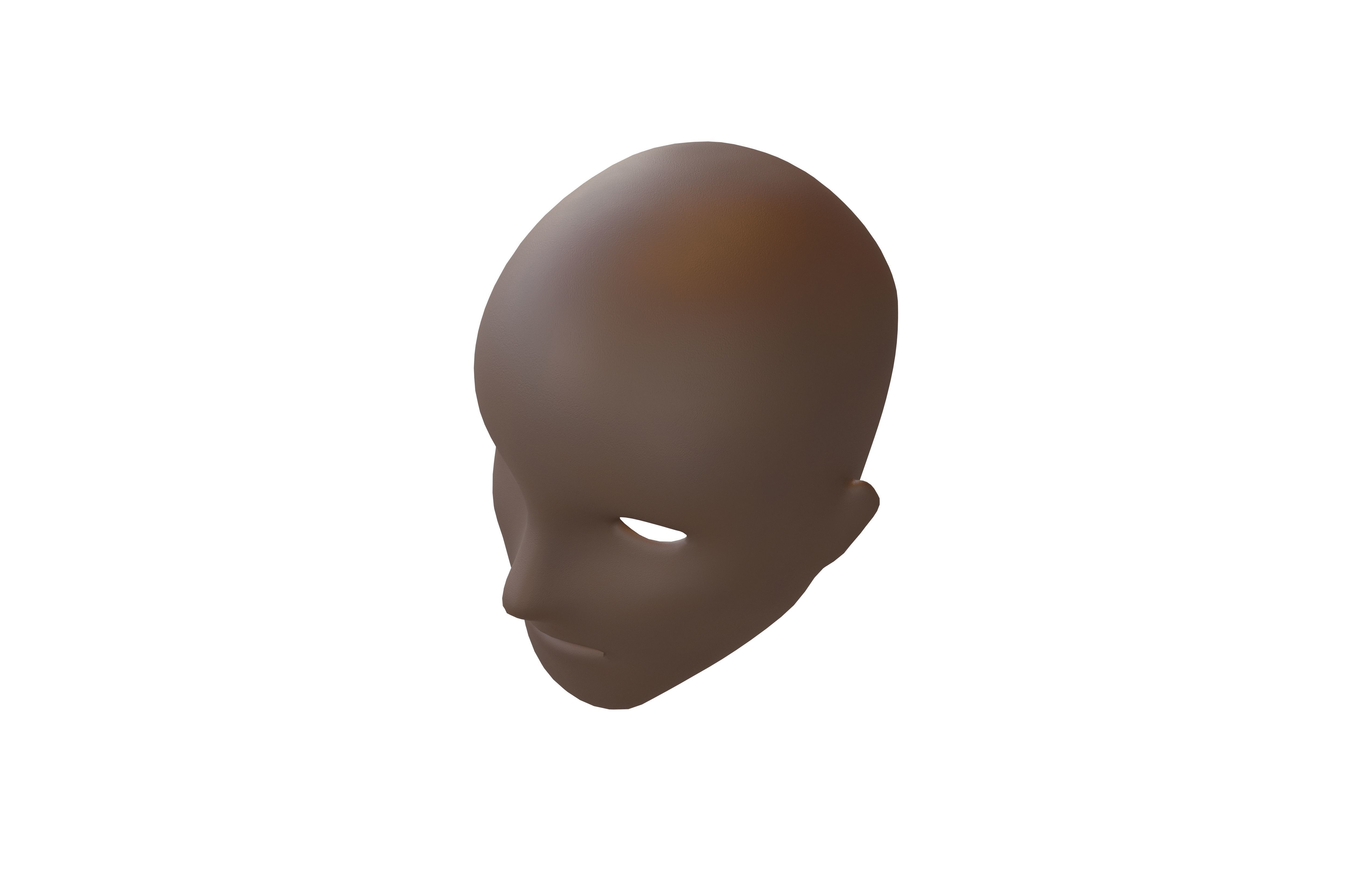 3D model Human Skin Mask v1 005 VR / AR / low-poly | CGTrader