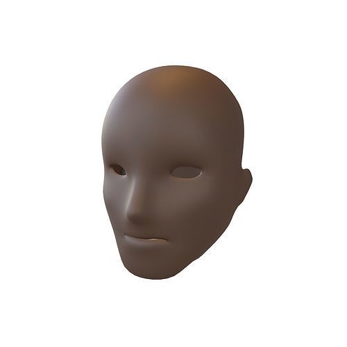 3D model Human Skin Mask v1 005 VR / AR / low-poly | CGTrader
