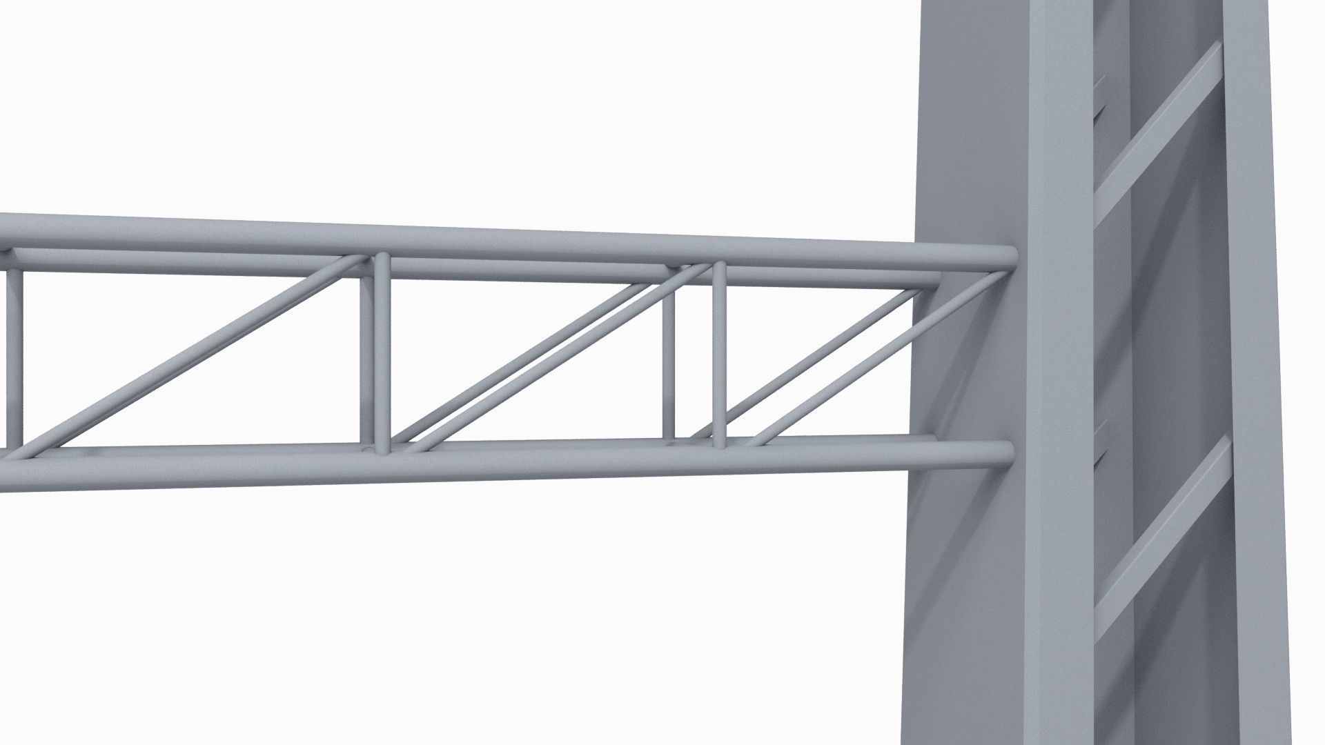 Rail Traction Gate 3D model | CGTrader