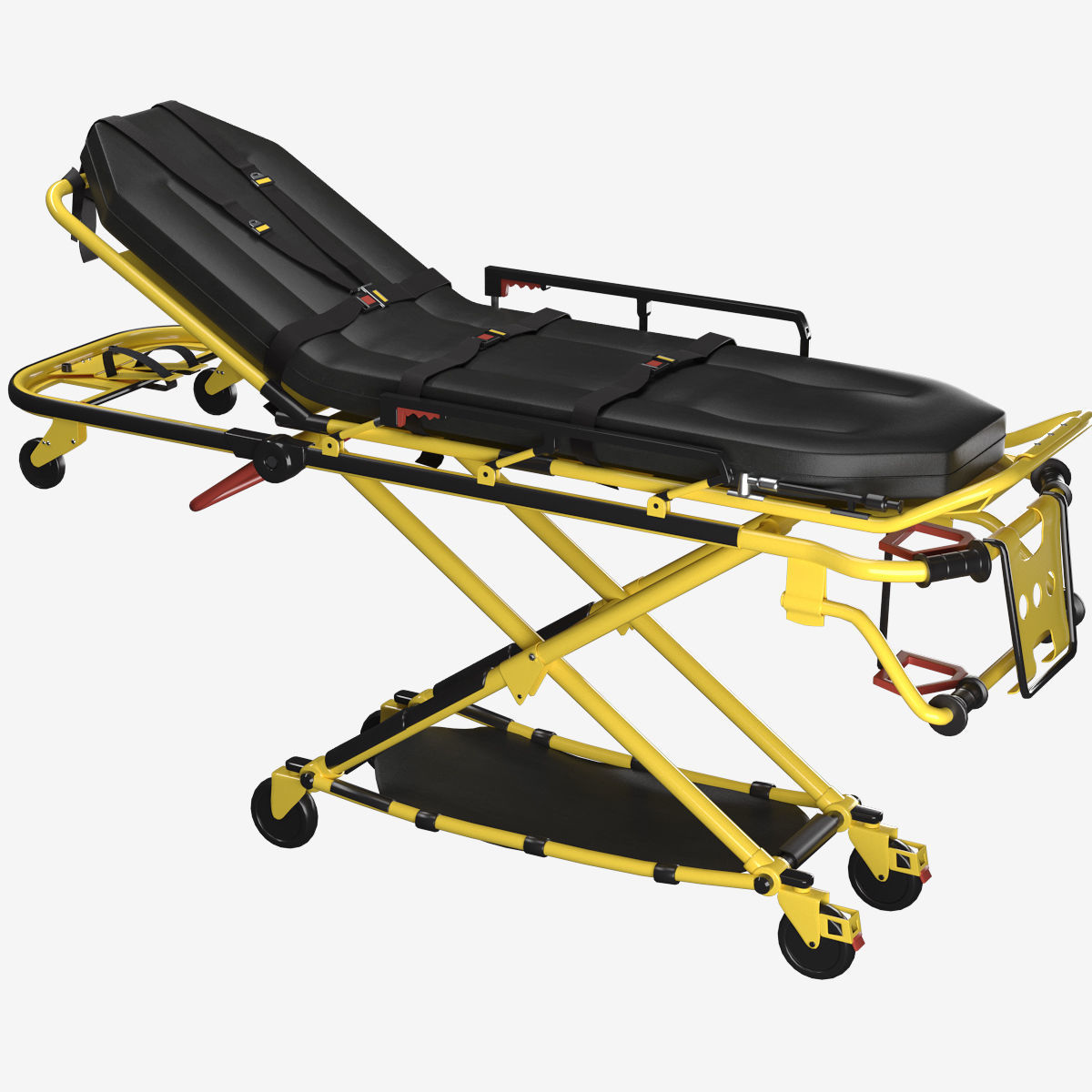 Ambulance stretcher trolley 3D model | CGTrader