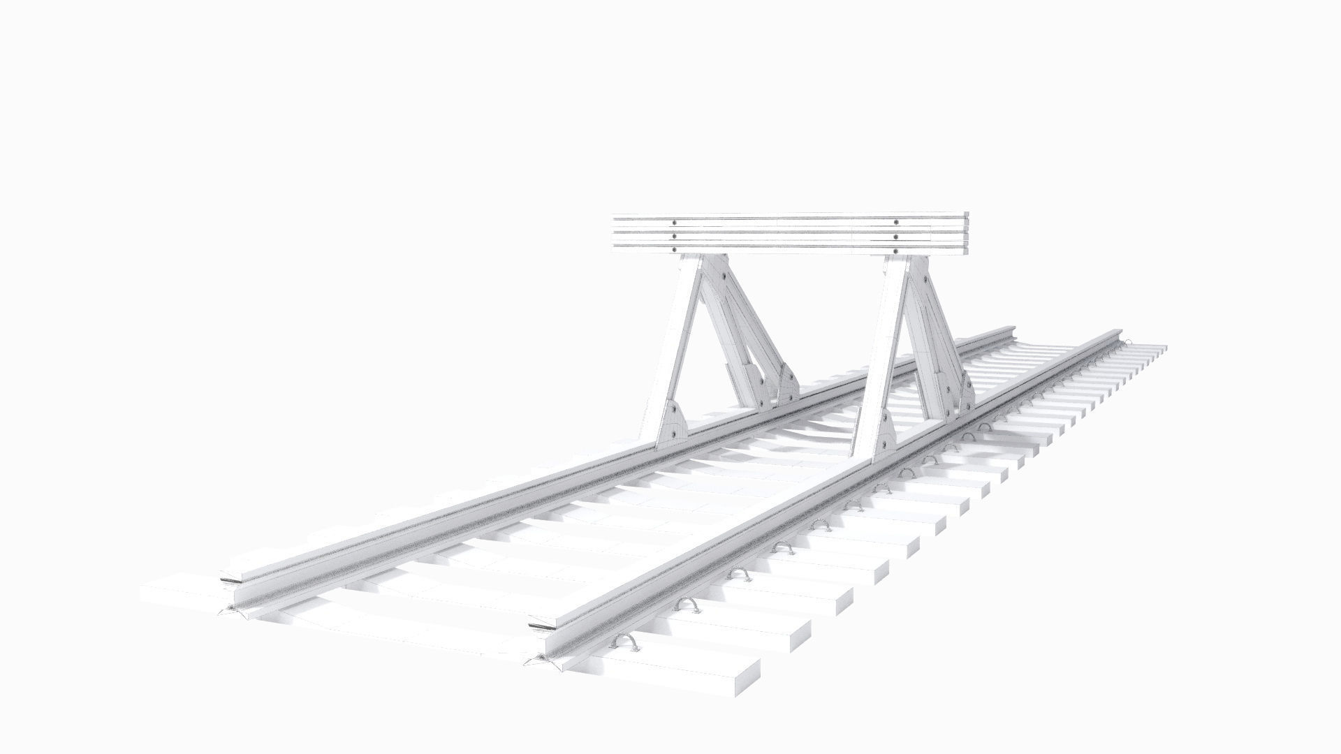 Railway Elements Pack 3D model | CGTrader