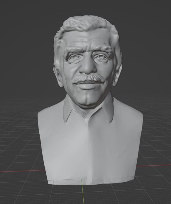 Gabriel Garcia Marquez 3D model 3D printable | CGTrader