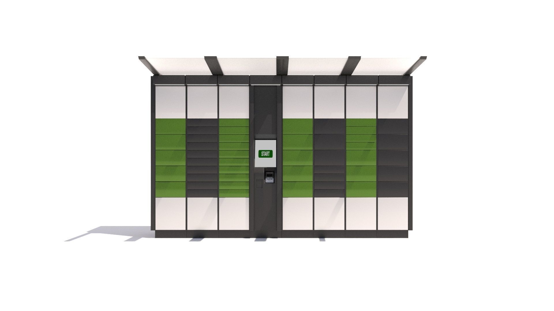 Parcel Locker 3D model | CGTrader