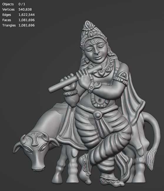 Lord Krishna 3D model | CGTrader