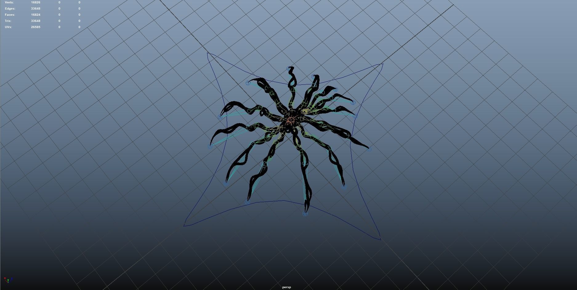 Spider Entity from the Backrooms 3D model rigged | CGTrader