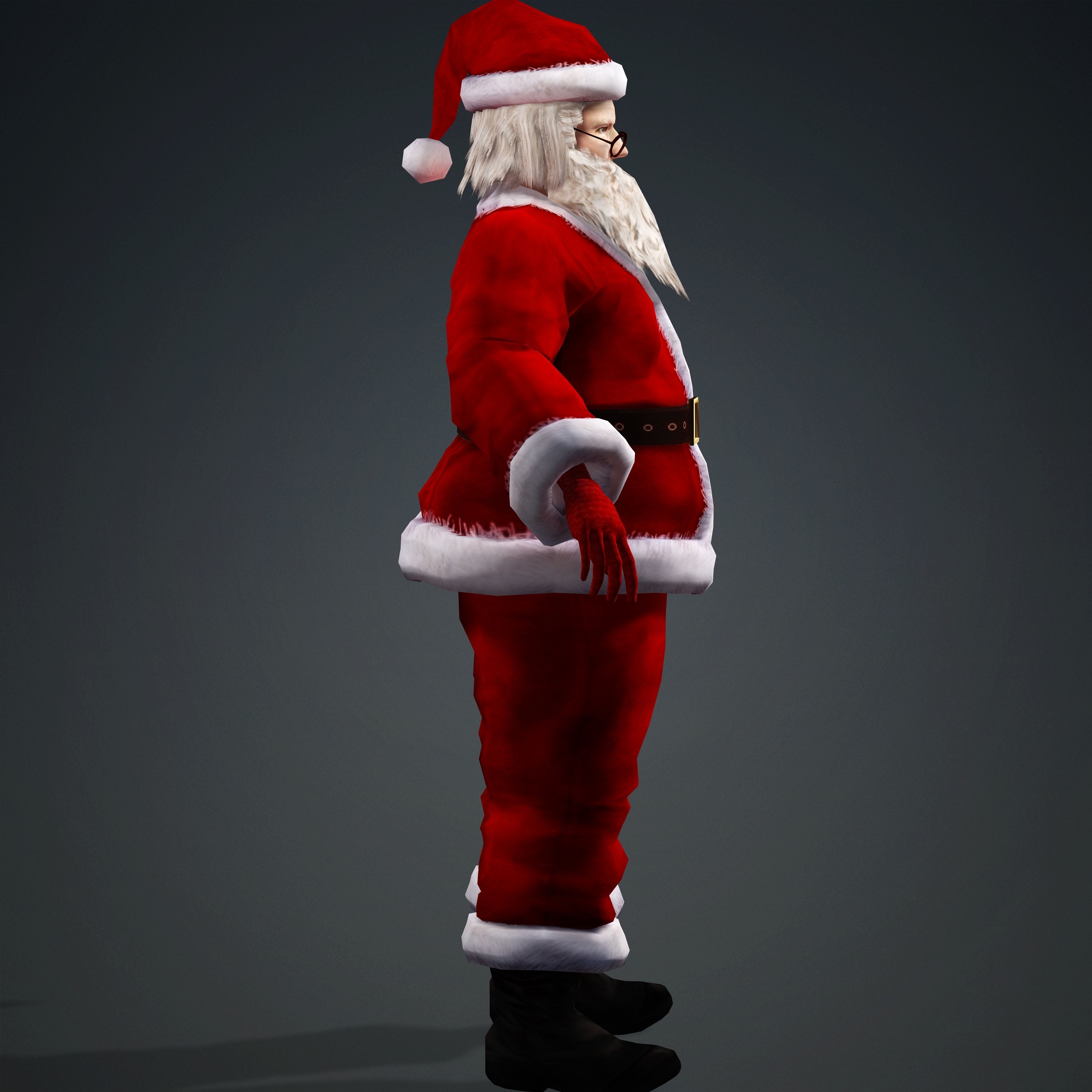 3D model Santa Male VR / AR / low-poly | CGTrader