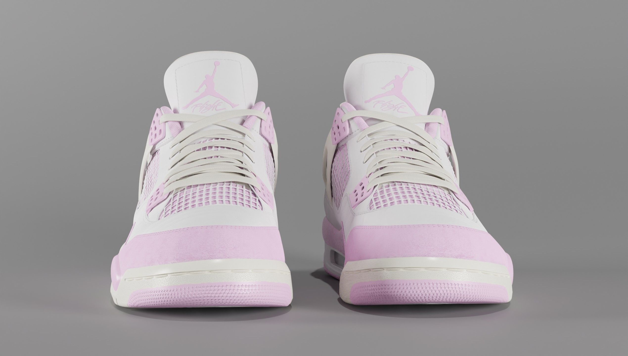 3D model Jordan 4 Bubblegum Shoe VR / AR / low-poly | CGTrader