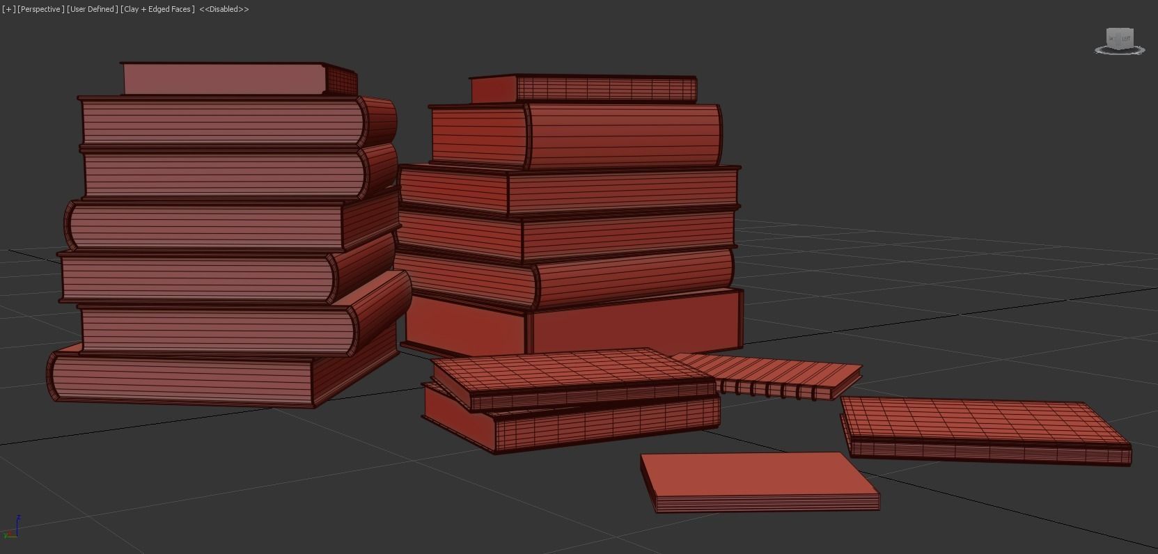 Classic Old Books 3D model | CGTrader