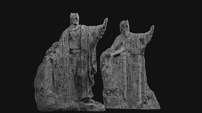 Argonath from Lord of The Rings free 3D model | CGTrader