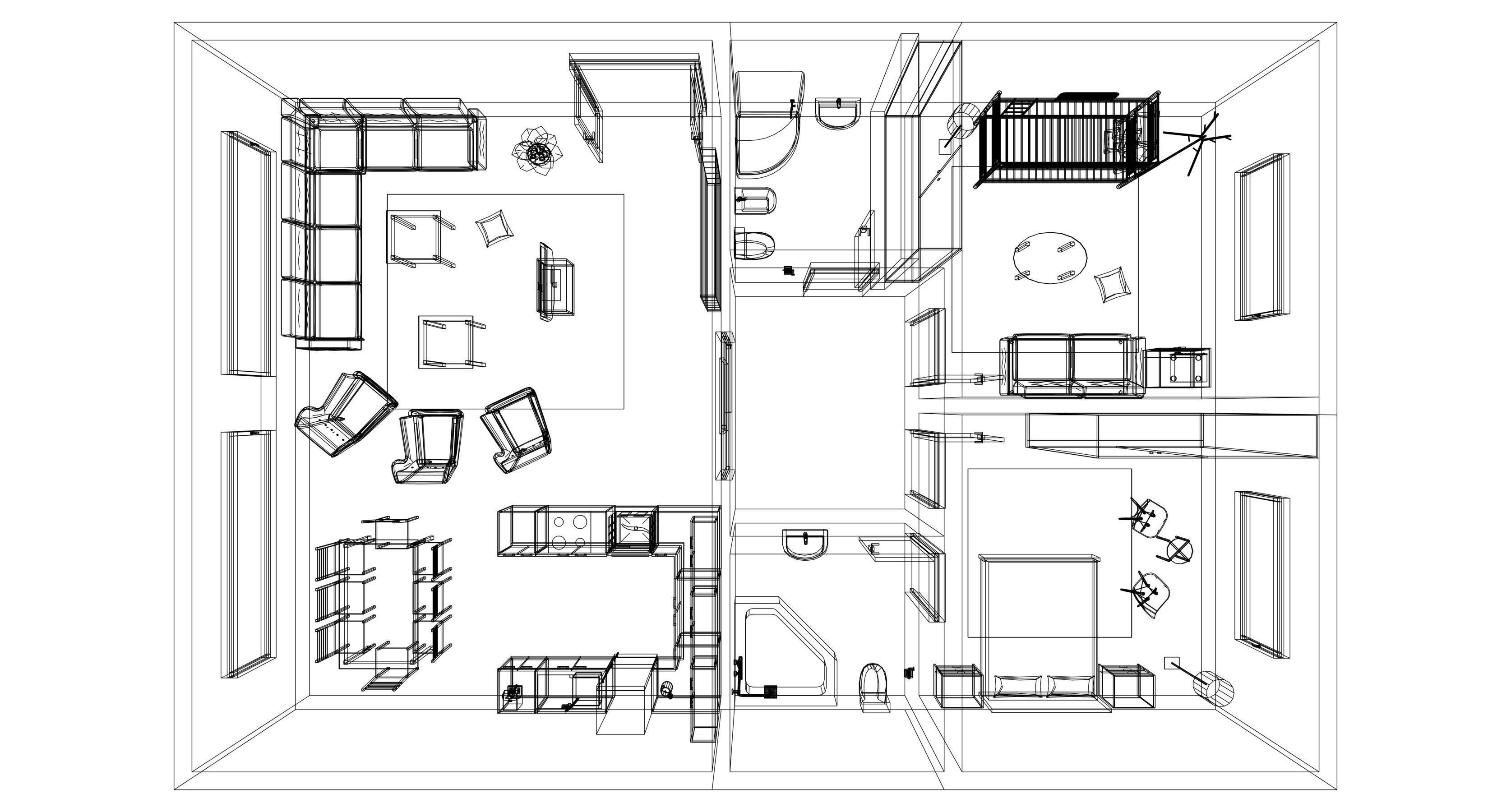 Home Design 3d Model Cgtrader