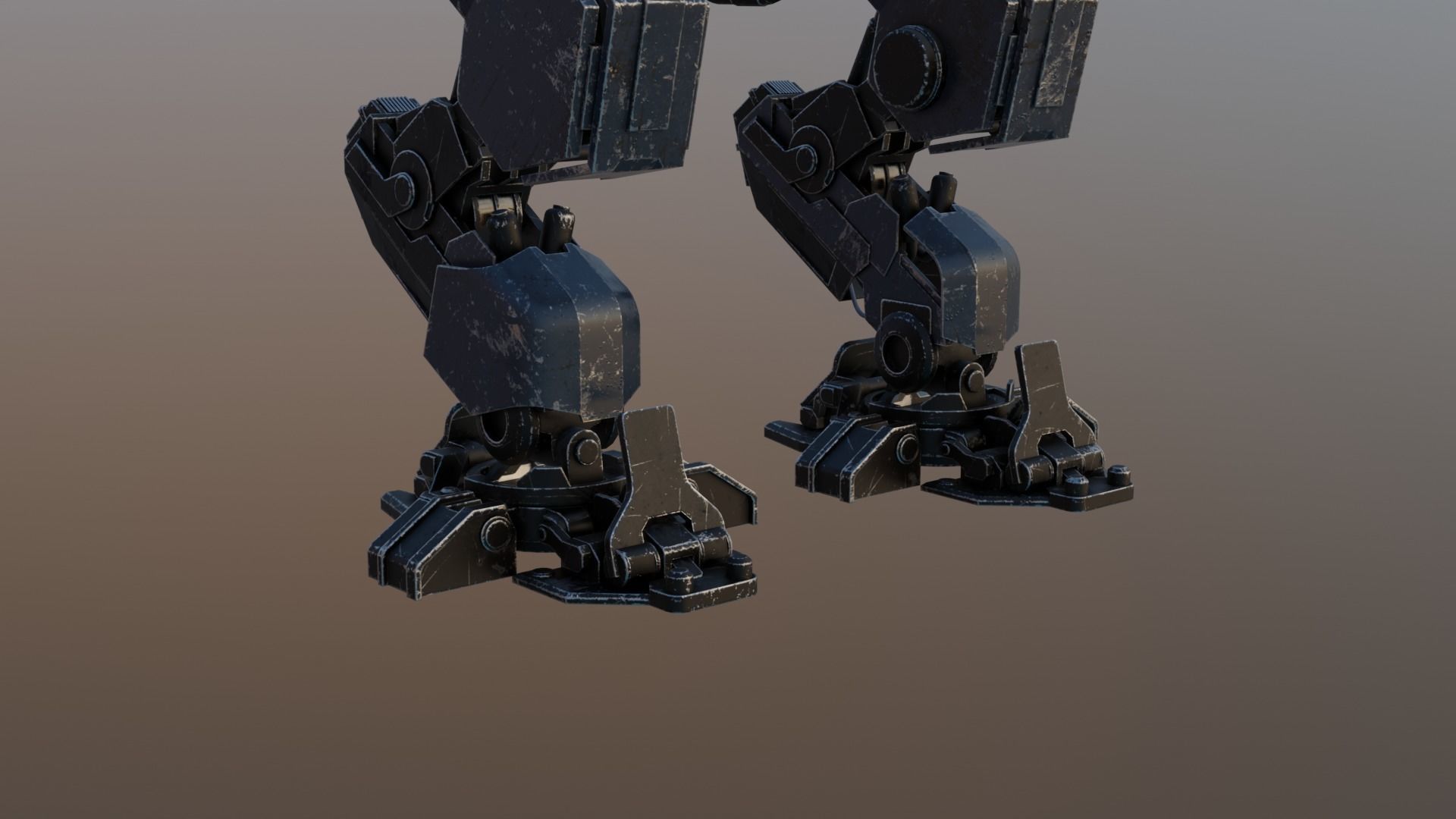 3D model The Mech futuristic robot VR / AR / low-poly | CGTrader