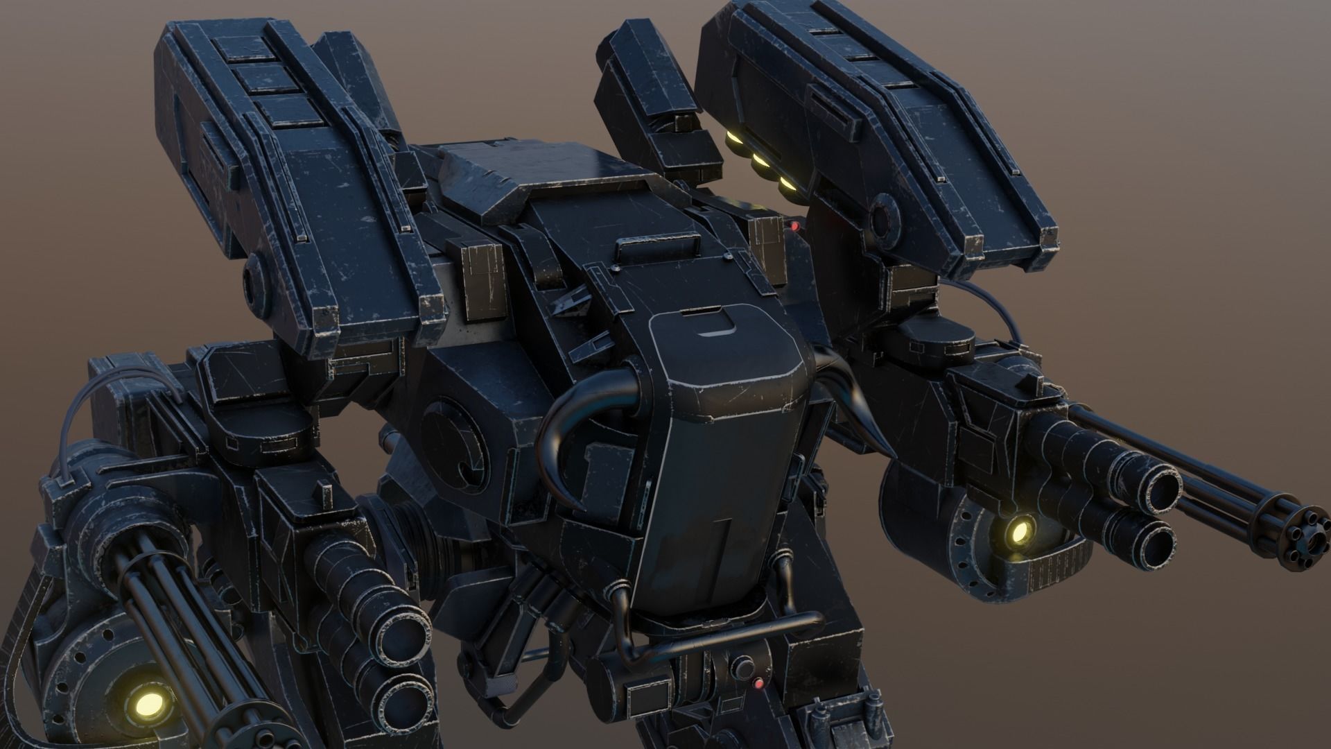 3D model The Mech VR / AR / low-poly | CGTrader