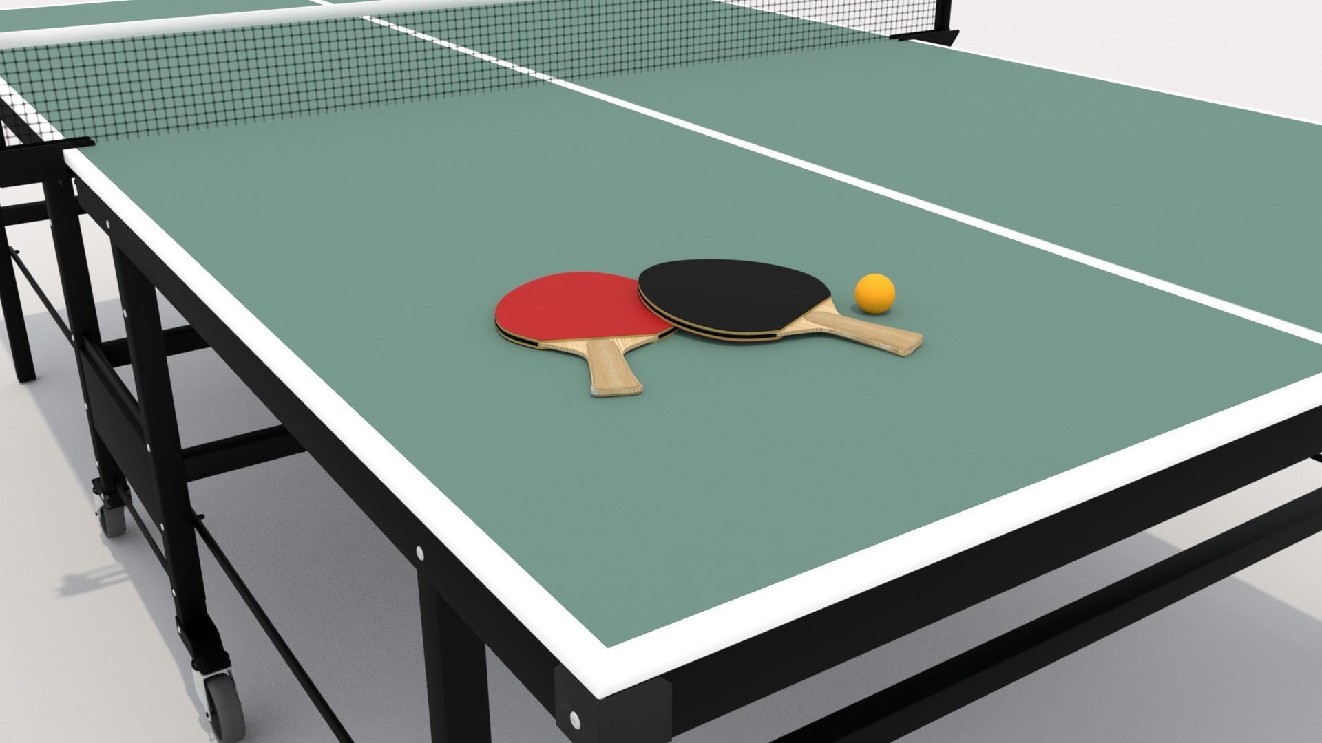 Ping Pong Table 3D model | CGTrader