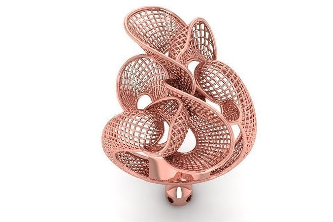 Filigree Ring STL OBJ FBX Renders Details 3D model 3D printable | CGTrader