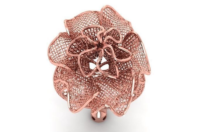 Filigree Ring STL OBJ FBX Renders Details 3D model 3D printable | CGTrader