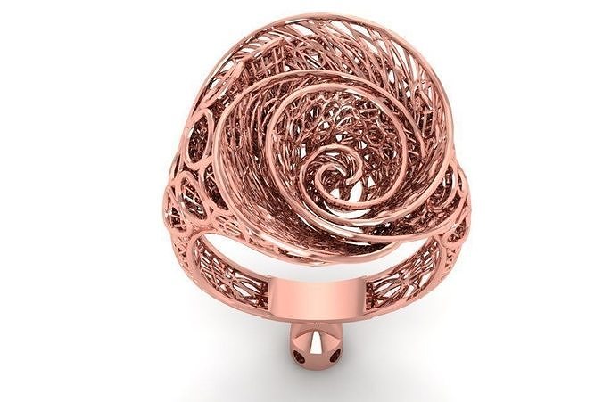 Filigree Ring STL OBJ FBX Renders Details 3D model 3D printable | CGTrader