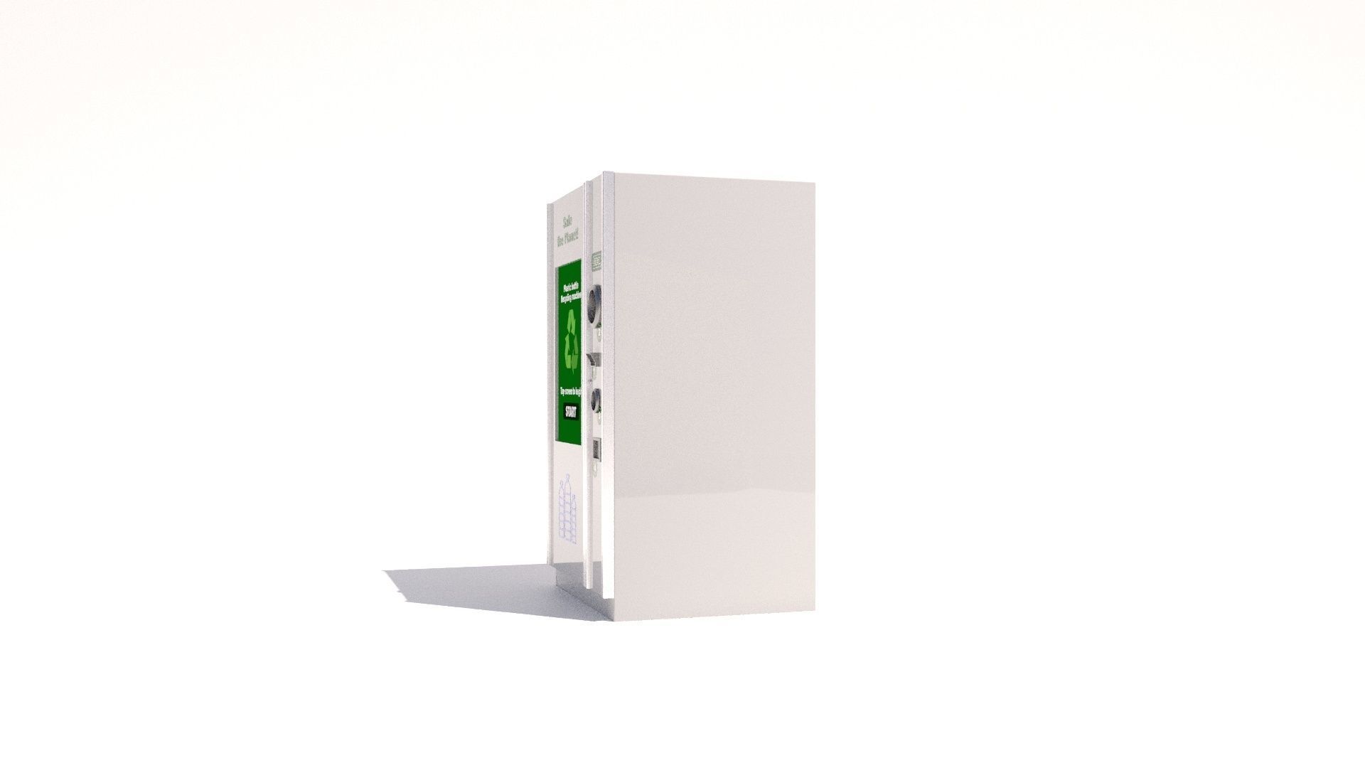 Reverse Vending Machine for Plastic Bottles 3D model | CGTrader