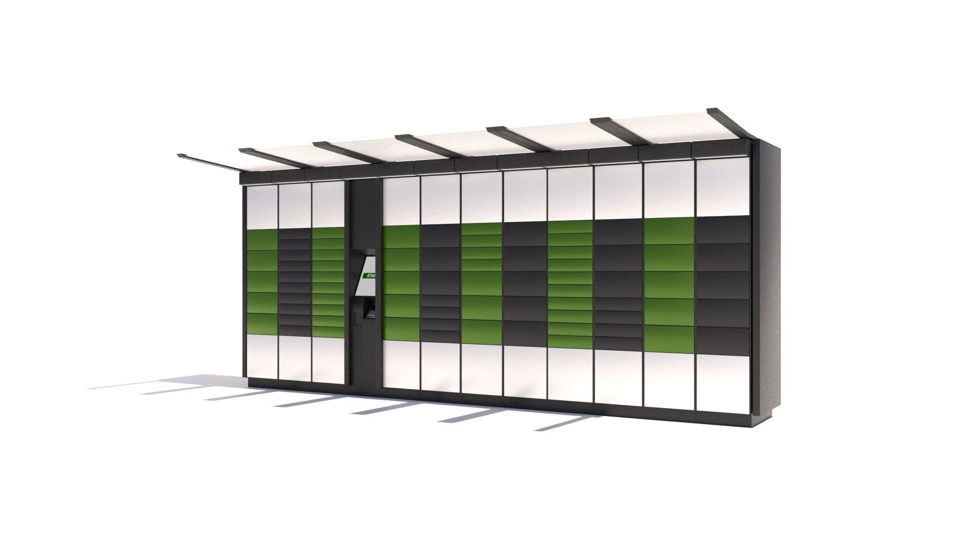 Vending Machines and Parcel Lockers Pack 3D model | CGTrader