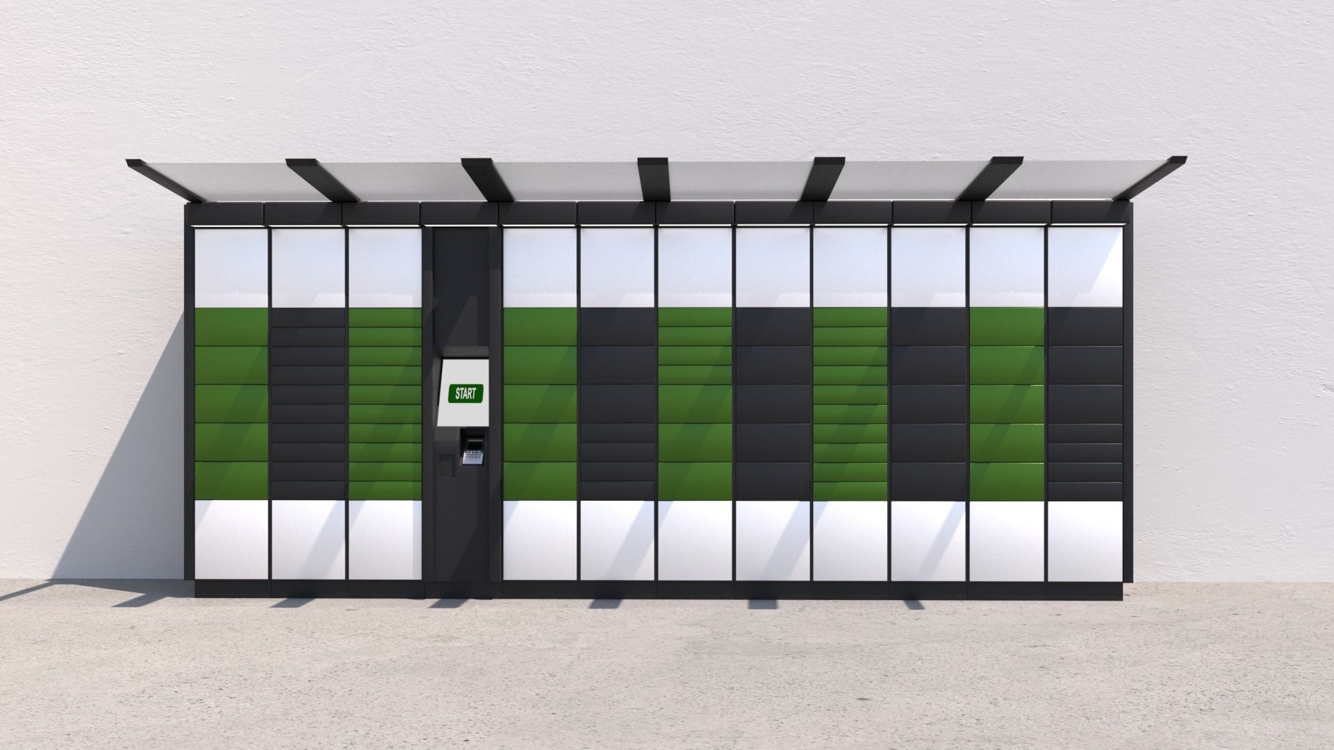 Vending Machines and Parcel Lockers Pack 3D model | CGTrader