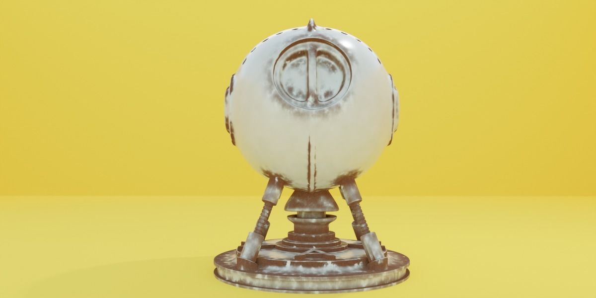 Blender smart material Rusty and metallic edges Texture | CGTrader