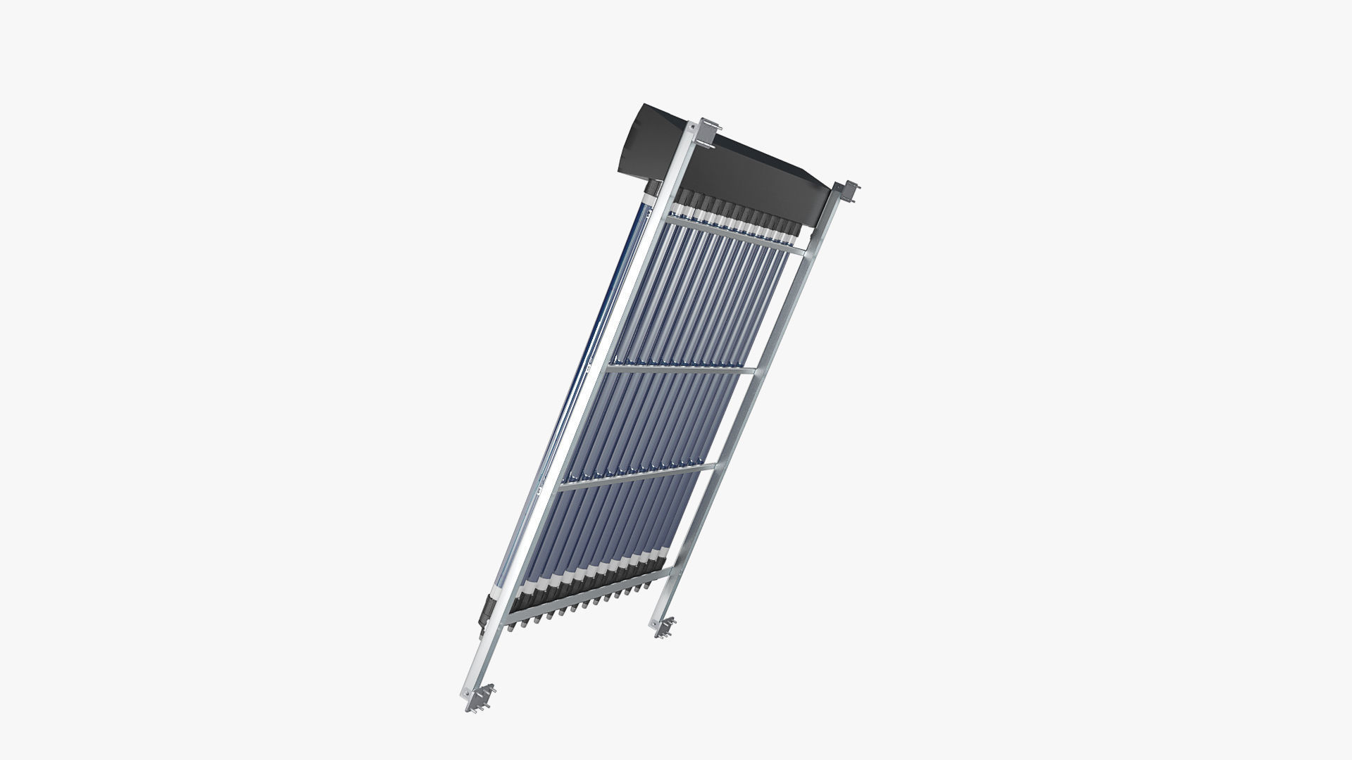 Solar collector 3D model | CGTrader