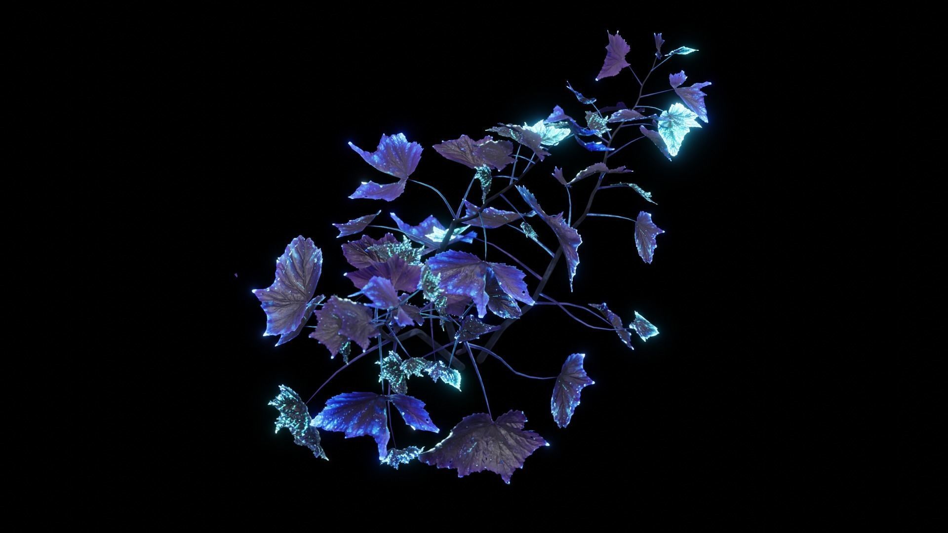 3D model Alien Bush Plant VR / AR / low-poly | CGTrader