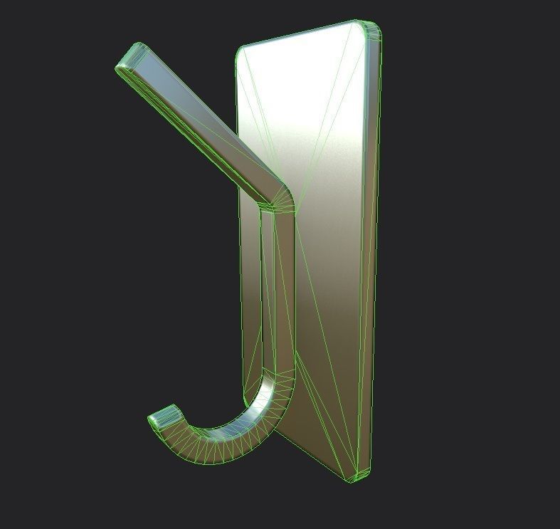 Towel Hook 07 free VR / AR / low-poly 3D model | CGTrader