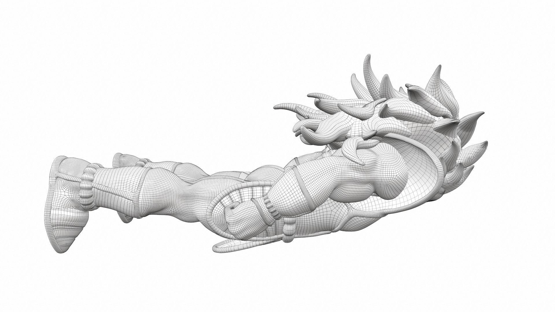 Raditz from Dragon Ball 3D model | CGTrader