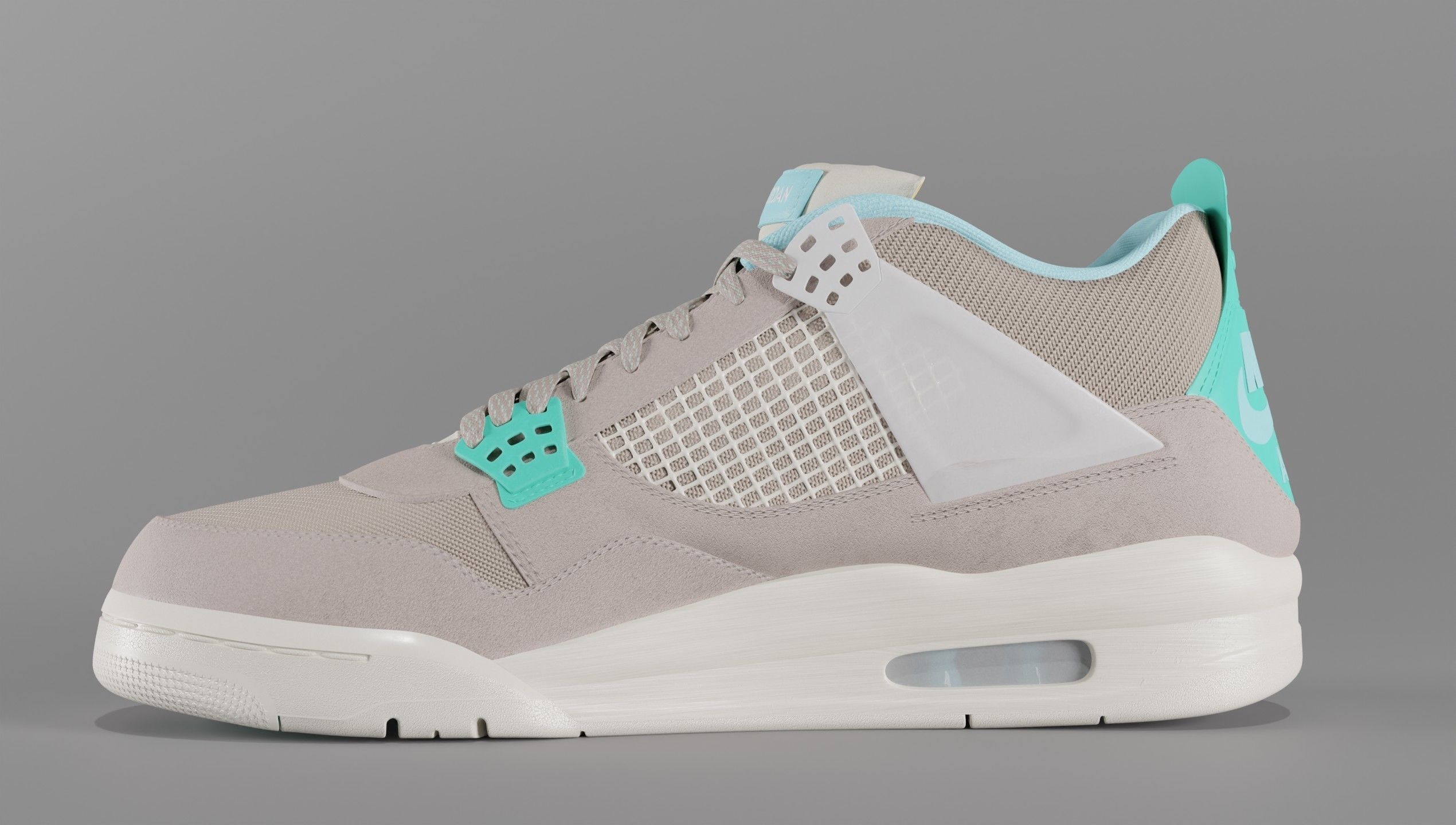 3D model Jordan 4 Union LA Taupe Haze VR / AR / low-poly | CGTrader