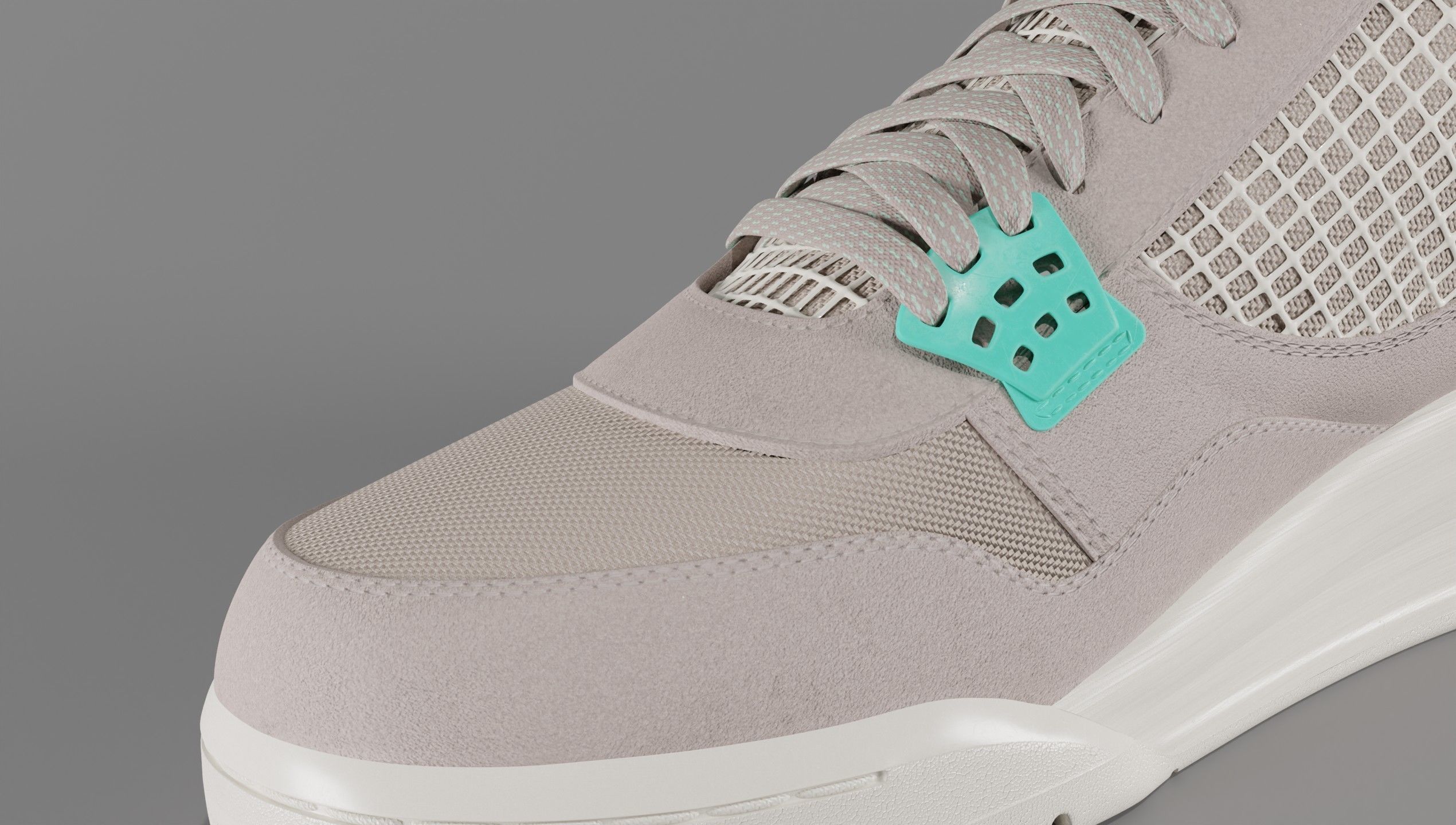3D model Jordan 4 Union LA Taupe Haze VR / AR / low-poly | CGTrader