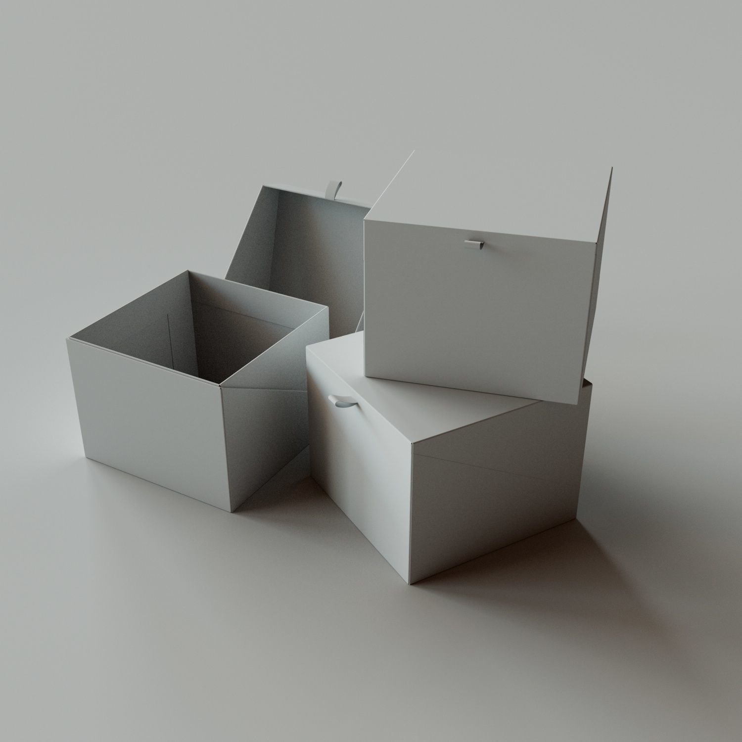 ANGLED CUFF RING BOX - Package 3D model 3D model | CGTrader