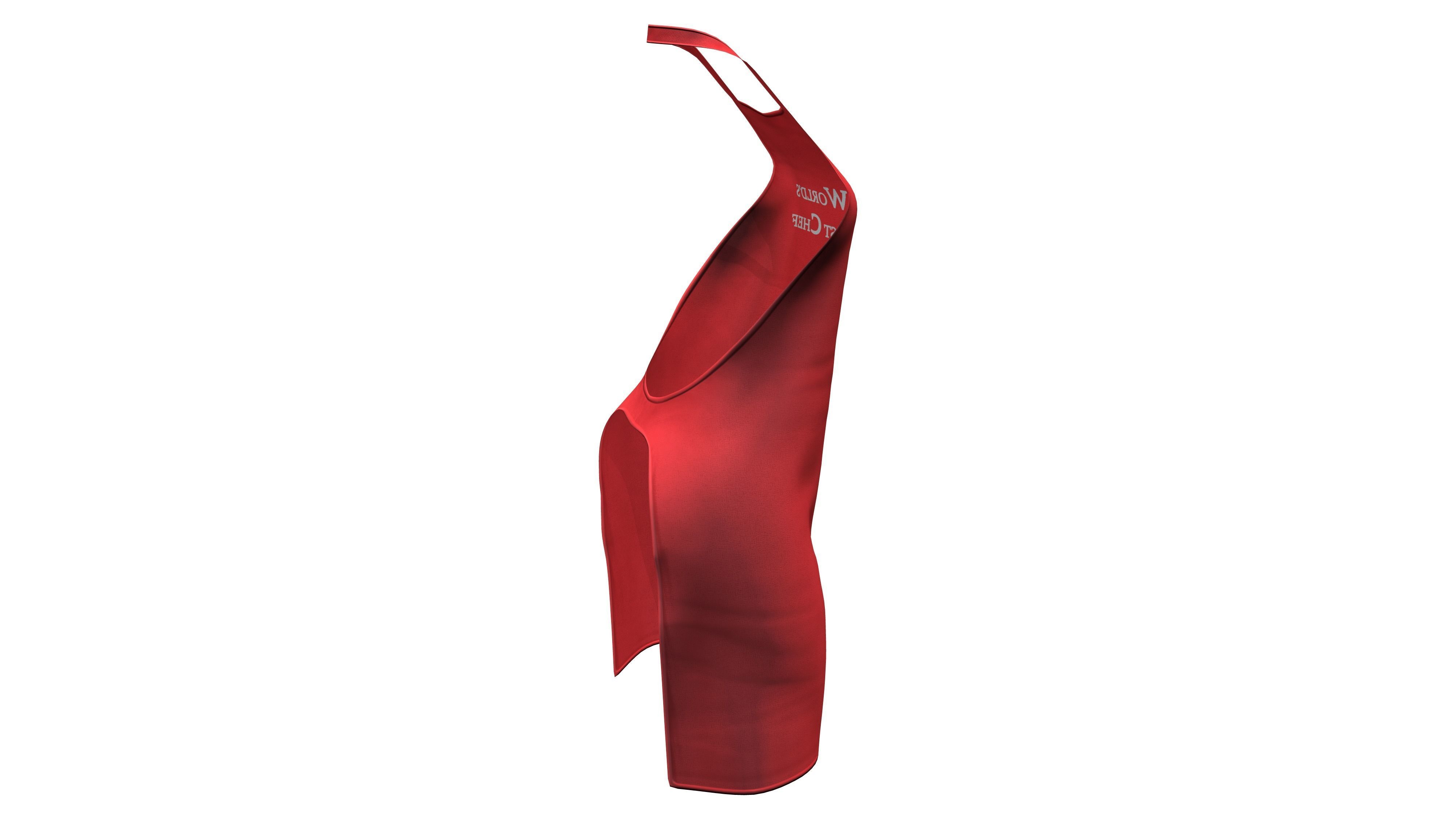 3D model Grilling Chef Apron VR / AR / low-poly | CGTrader