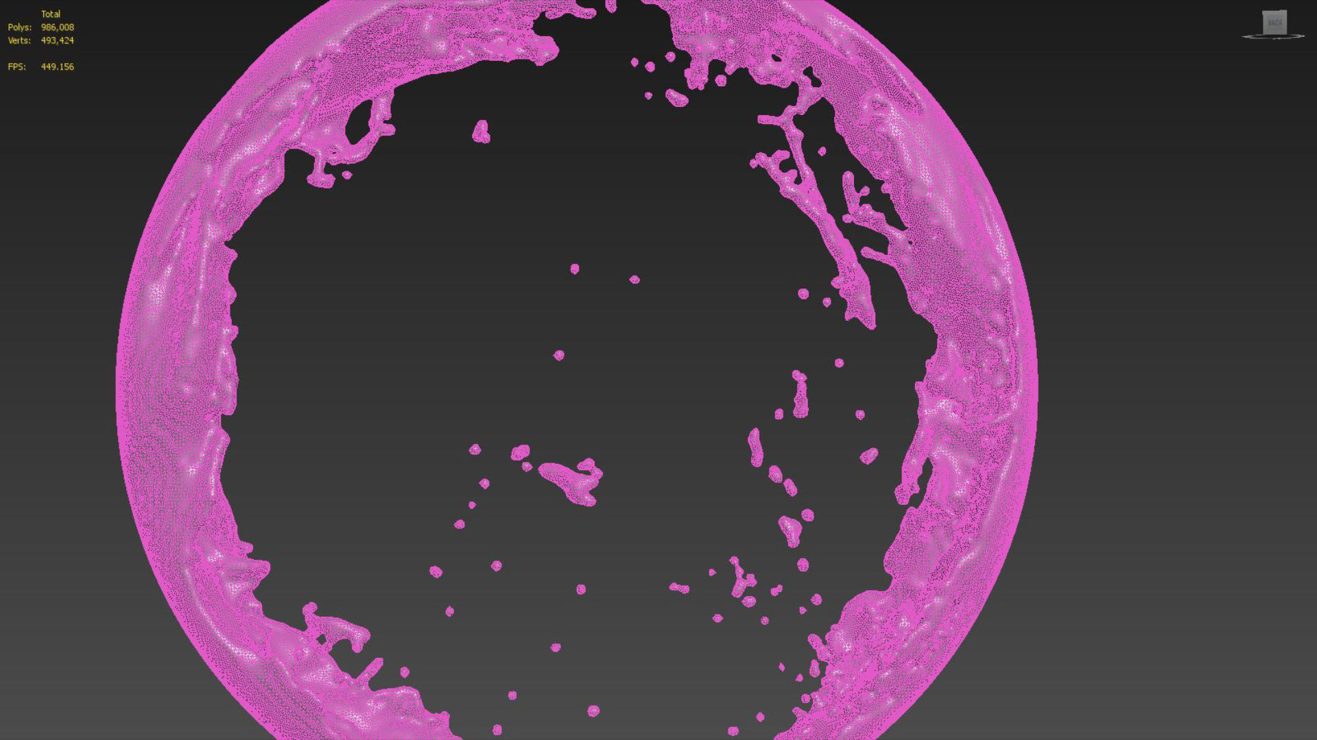 Water Splash Circle Animation 3D model animated | CGTrader